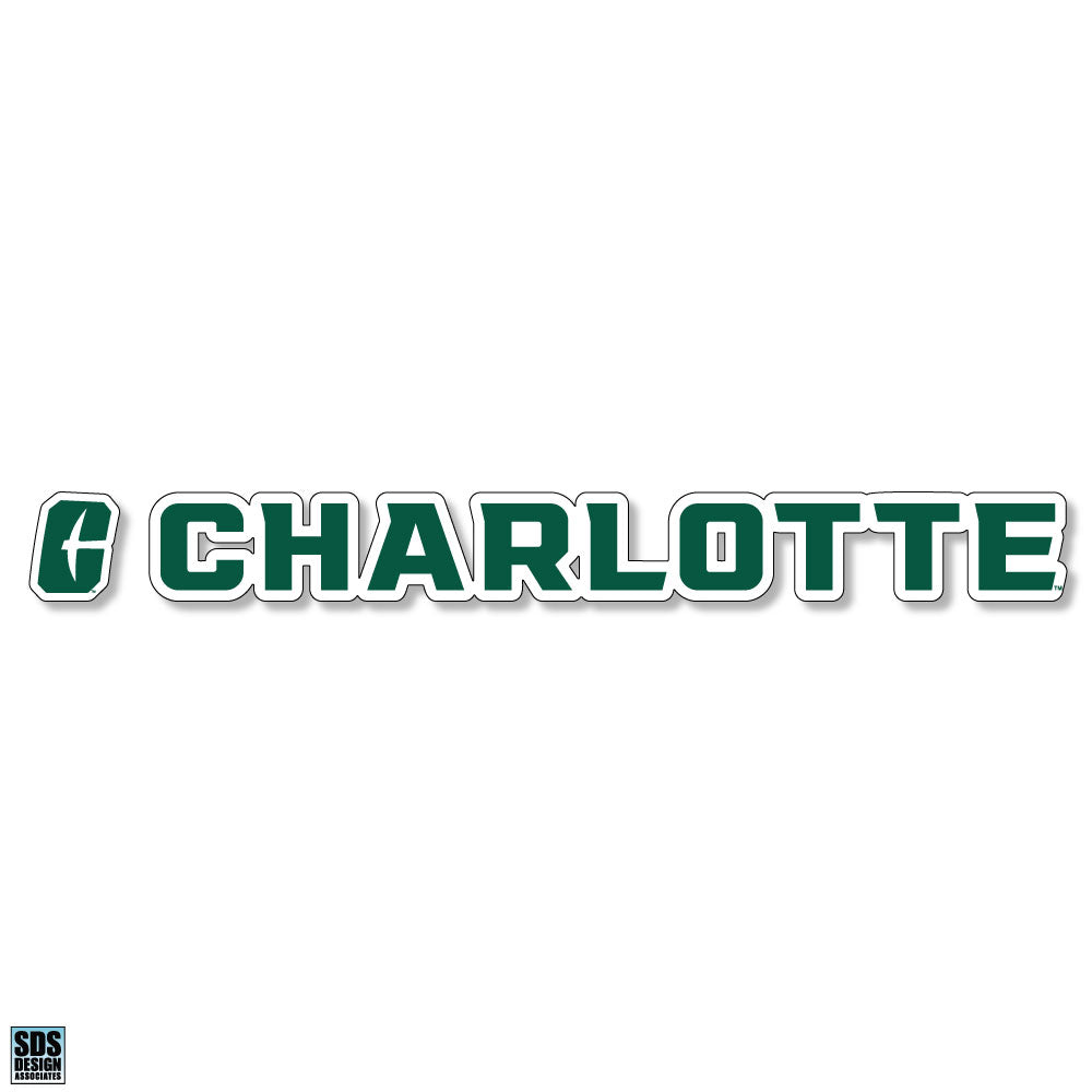 UNCC 20"x2" CHARLOTTE Vinyl Decal – Ultimate Sports Apparel