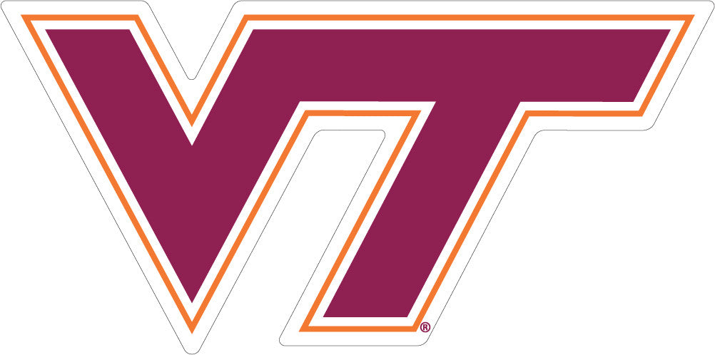 Virginia Tech "VT" Vinyl Decal – Ultimate Sports Apparel